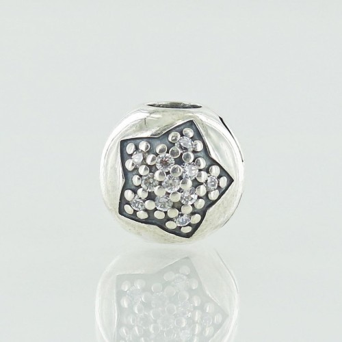 Pandora Pave Star Clip Lock Charm | Roath's Pawn
