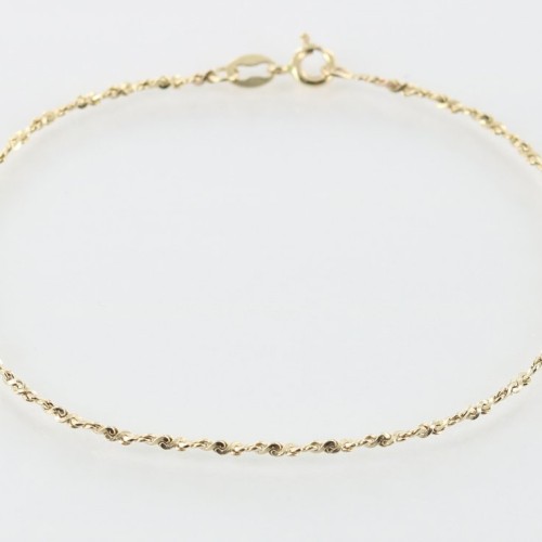 10K Tinsel Link Bracelet | Roath's Pawn